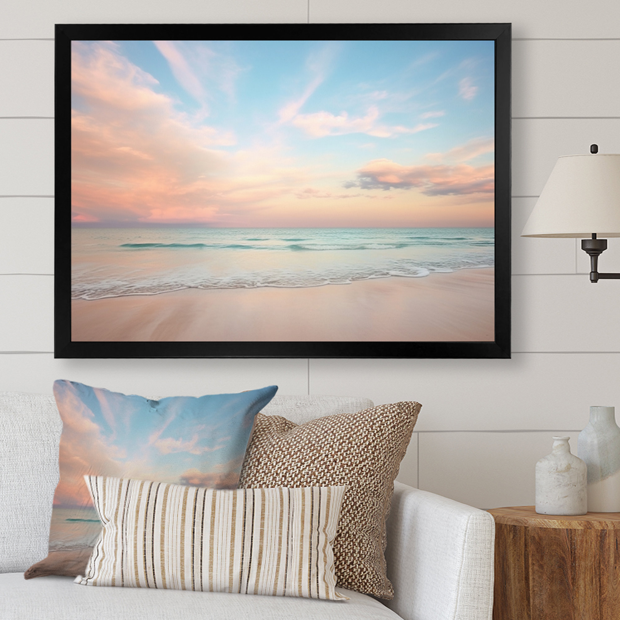 Dovecove Peach Sky Astral Symphony V On Canvas Print | Wayfair